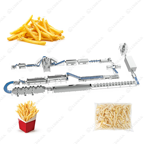 French Fries Production Line:Capacity 100-8000KG/H - LONKIA Potato Line